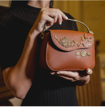 Grapes Leather Handbag – Cleopatraclosetuae