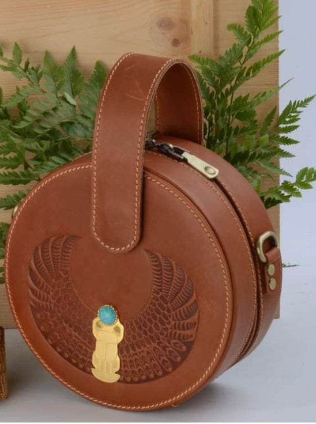 Wings of Isis Circle Bag – Cleopatraclosetuae